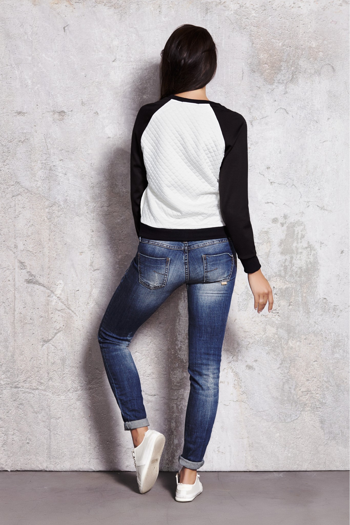 Hoodie M017 - S, Ecru - Outlet - Echogroup.pl